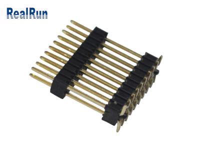 China Gold Plating UL 94V-0 2.0mm 8P SMT SMD Pin Header for sale