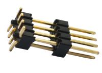 China UL 94V-0 Pin Header Connector 1.27mm Pitch With Location Peg for sale