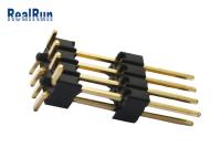 China UL 94V-0 Pin Header Connector 1.27mm Pitch With Location Peg for sale