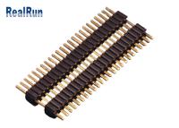 China Through Hole 500VAC 40P 2.0mm Single Row Pin Header for sale
