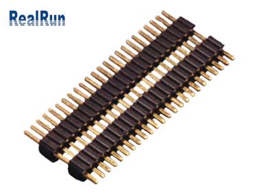 China Through Hole 500VAC 40P 2.0mm Single Row Pin Header for sale