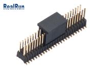 China PCB 1.27×2.54mm SMT SMD PA9T Pin Header Connector for sale