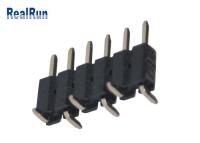 China SMT 2.0mm Pitch PA6T Single Row Pin Header 6pin Tin Plating for sale