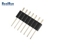 China Gold Plated 7pin Dip Single Row Pin Header 2.0mm Pitch for sale