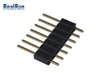 China Gold Plated 7pin Dip Single Row Pin Header 2.0mm Pitch for sale