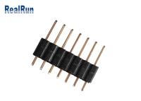 China Gold Plated 7pin Dip Single Row Pin Header 2.0mm Pitch for sale