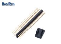 China SMT 2A 2.0mm Height Pin Header Connector 50pin Dual Row for sale