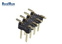 China Black 2.0mm Pitch PA6T 12 Pin Pcb Connector Dual Row for sale