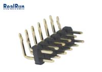 China 2*6 Pin Dual Row PBT Single Plastic Pin Header SGS for sale