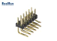 China 2*6 Pin Dual Row PBT Single Plastic Pin Header SGS for sale