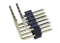 China Right Angle PBT 10pin Double Row Pcb Connector UL 94V-0 for sale