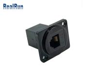China 6P4C Straight Through RJ11 Modular Connector CAT3 Socket Female for sale