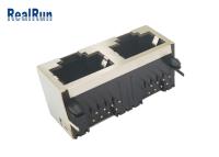 China RJ45 Right 8P8C PCB Mount Modular Jack Metal Shielded Modular Jack for sale