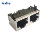 China RJ45 Right 8P8C PCB Mount Modular Jack Metal Shielded Modular Jack for sale