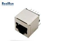 China Phosphor Bronze PA46 Modular RJ45 Connector Single Port 125VAC for sale