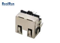 China LCP UL94V-0 Phosphor Bronze RJ45 Connector Jack 500VAC With Shield for sale