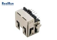 China LCP UL94V-0 Phosphor Bronze RJ45 Connector Jack 500VAC With Shield for sale