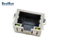 China LCP UL94V-0 Phosphor Bronze RJ45 Connector Jack 500VAC With Shield for sale