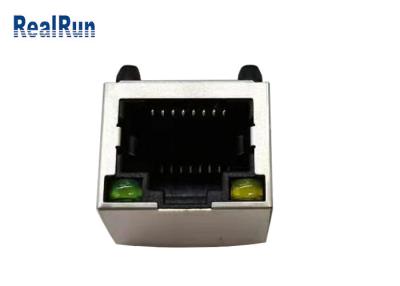 China PA46 8P8C Modular RJ45 Female Connector PBT With Metal Shield for sale