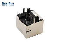 China PA46 8P8C Modular RJ45 Female Connector PBT With Metal Shield for sale