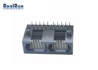 China 10P10C RJ45 Right PCB Modular Jack PBT Rj45 Female Connector for sale