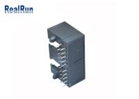 China 10P10C RJ45 Right PCB Modular Jack PBT Rj45 Female Connector for sale