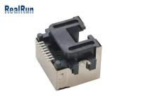 China Metal Shell 1000VAC SMT 8pin Rj45 Connector Socket LCP UL94V-0 for sale