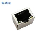 China PA46 1 Port Rj45 Modular Jack RJ45 PCB Connector Copper Alloy for sale