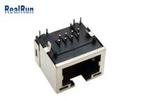 China PA46 1 Port Rj45 Modular Jack RJ45 PCB Connector Copper Alloy for sale