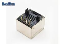 China Phosphor Bronze Vertical RJ45 Modular Jack Connector PCB UL94V-0 for sale