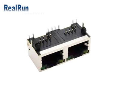 China PCB 8P8C RJ45 Connector Modular Jack SGS With LED Shielded for sale