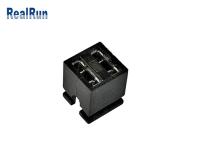 China 2*2P 3.0AMP PBT 4 Pin Header Connector Open Jumper Cap 2.54mm Pitch for sale