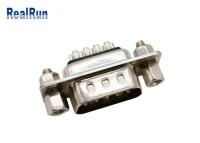 China 5 Amp DB 9P VGA Straight Male Connector With Two Lock Screw for sale
