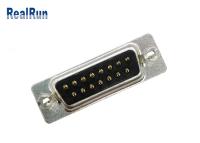 China 11.8 Harpoon Micro D Connector 180° Plugboard Back Riveting SGS for sale