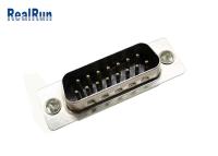 China 11.8 Harpoon Micro D Connector 180° Plugboard Back Riveting SGS for sale