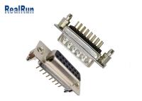 China Straight DP 15 Pin PCB 1000VAC D SUB Connector Male Female PBT for sale