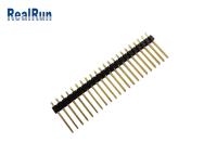 China Gold Plated 10U Straight Header Connector PBT UL94V-0 2.54mm Pitch for sale