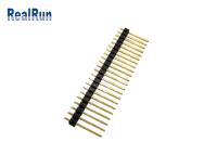 China Gold Plated 10U Straight Header Connector PBT UL94V-0 2.54mm Pitch for sale
