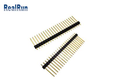 China Gold Plated 10U Straight Header Connector PBT UL94V-0 2.54mm Pitch for sale