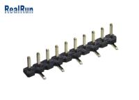 China PA6T Vertical SMT SMD Pin Header Connector 2.0mm Single Row PA6T for sale