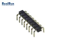 China UL94V-0 PBT 2.0mm Pin Header Connector 20P U Brass Terminal for sale