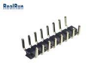 China UL94V-0 PBT 2.0mm Pin Header Connector 20P U Brass Terminal for sale