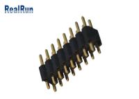 China Dual Row PA6T 3.0A DIP Pin Header Connector 2.54mm Pitch for sale