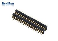 China UL94V-0 2.54mm Pitch Male Pin Header Dual Plastic DIP Header Connector for sale