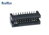 China 20P PCB 1.27mm Pitch Solder Box Header Dual Row PA6T Surface Mount for sale