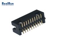 China 20P PCB 1.27mm Pitch Solder Box Header Dual Row PA6T Surface Mount for sale