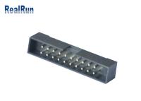 China PBT Plastic 2.0mm Pitch Machined Box Header 20 Pin Straight Connector PA6T for sale