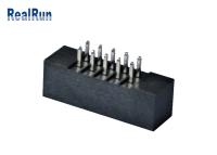 China UL94V-0 2.54mm Pitch DIP Box Header 18 26 Pin Connector PA6T PBT for sale