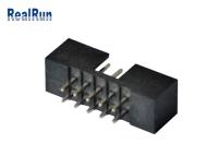 China UL94V-0 2.54mm Pitch DIP Box Header 18 26 Pin Connector PA6T PBT for sale