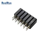 China SGS 30P Round Pin Female Header 2.54mm Pitch Dip Tin Plated for sale